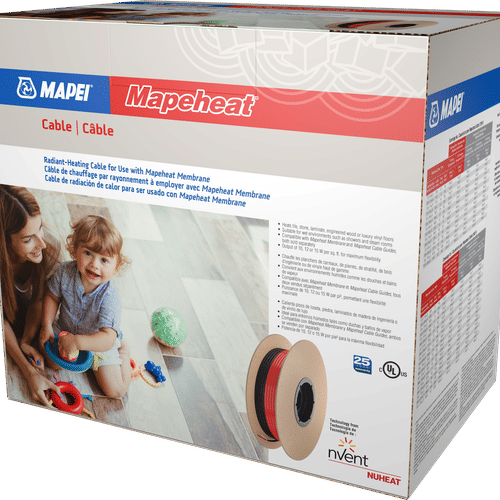 Mapei - Mapeheat Radiant Heating Cable 240V 207 Linear Feet (55 sqft ...