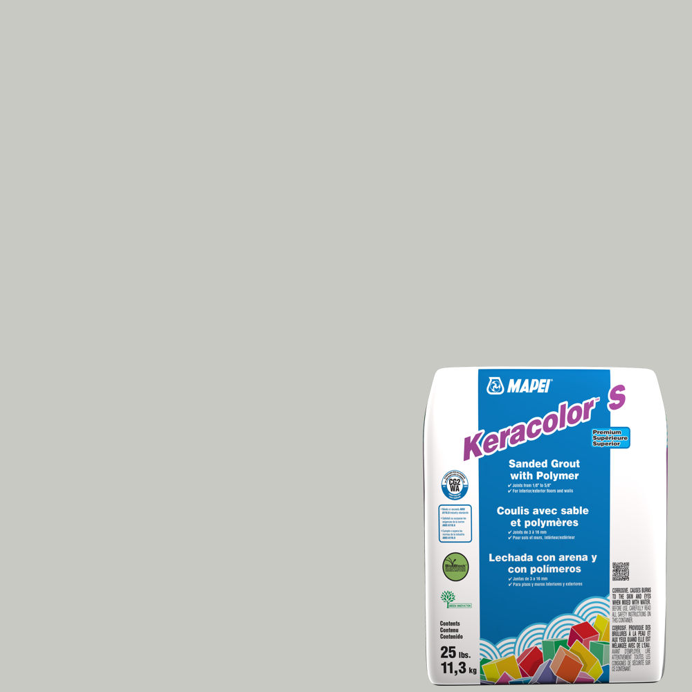 Mapei Keracolor S Sanded Grout with Polymer - #93 Warm Gray - 25 lb ...