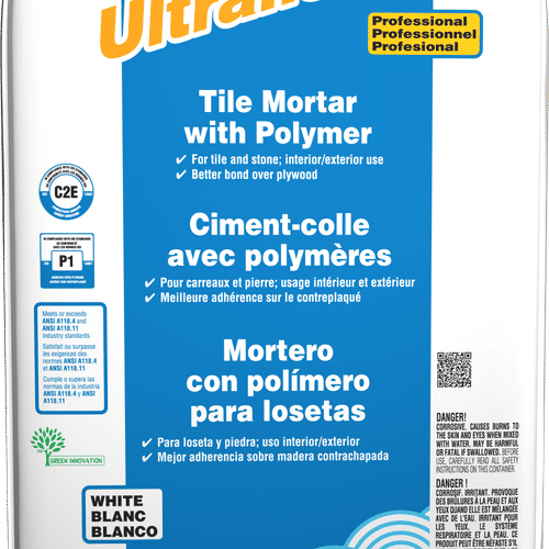 Mapei - Ultraflex 2 Professional Tile Mortar with Polymer, White - 50 ...