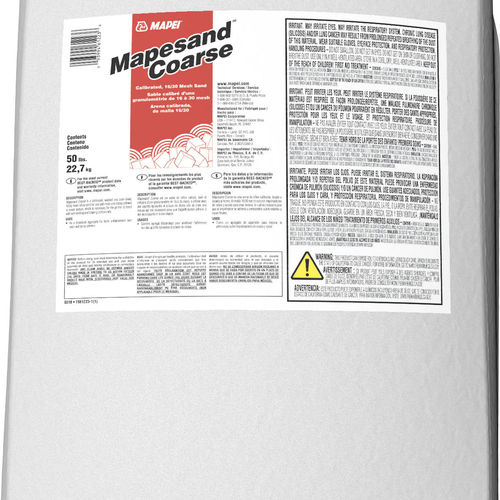 Mapei - Mapesand Coarse Calibrated Mesh Sand 16/30 50 lb - 7861223 ...