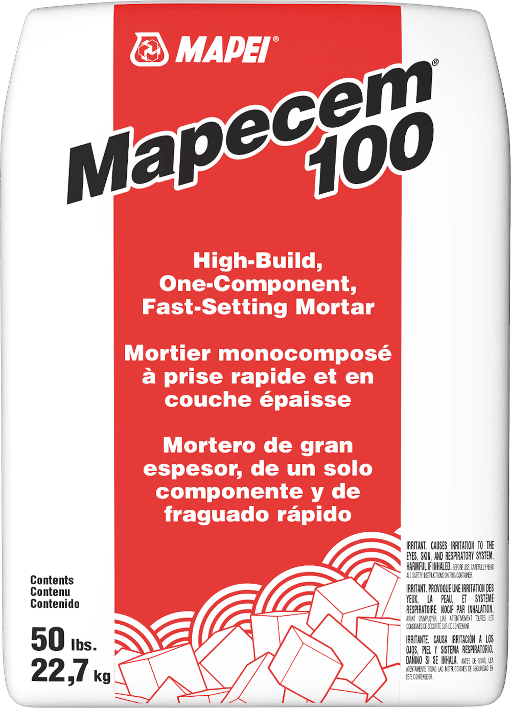 Mapei Mapecem 100 High-Build Fast-Setting Mortar - 50 lb (17450000 ...