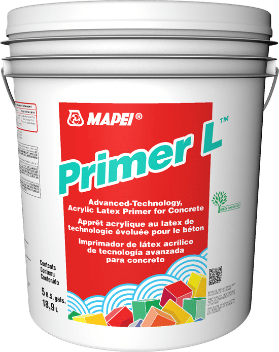 Mapei - Primer L Advanced-Technology Acrylic Latex Primer for Concrete ...