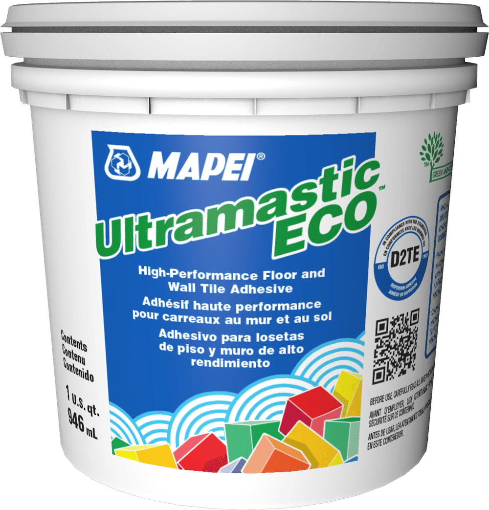 Mapei Ultramastic ECO Adhésif haute performance pour carreaux de sol et de mur - 946 mL ...