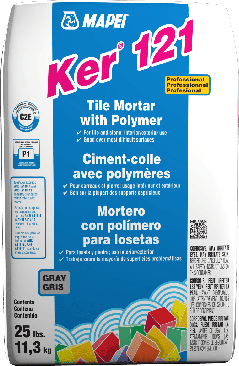 Mapei Ker 121 Professional-Grade Polymer-Modified Mortar - 50 lb (1215000021) | FloorBox