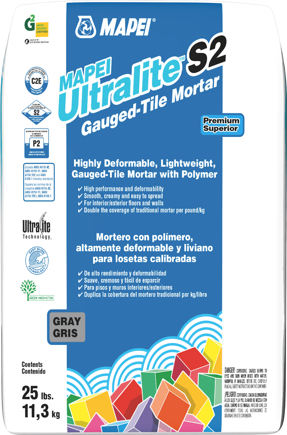 Mapei Ultralite S2 Highly Deformable Lightweight Mortar with Polymer ...
