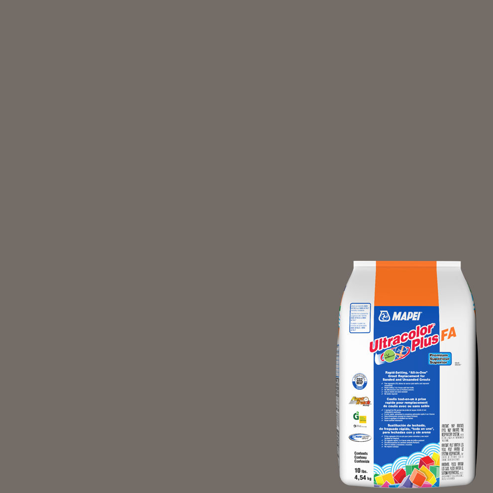 Mapei Ultracolor Plus FA Rapid-Setting All-in-One Grout - #09 Gray - 10 ...